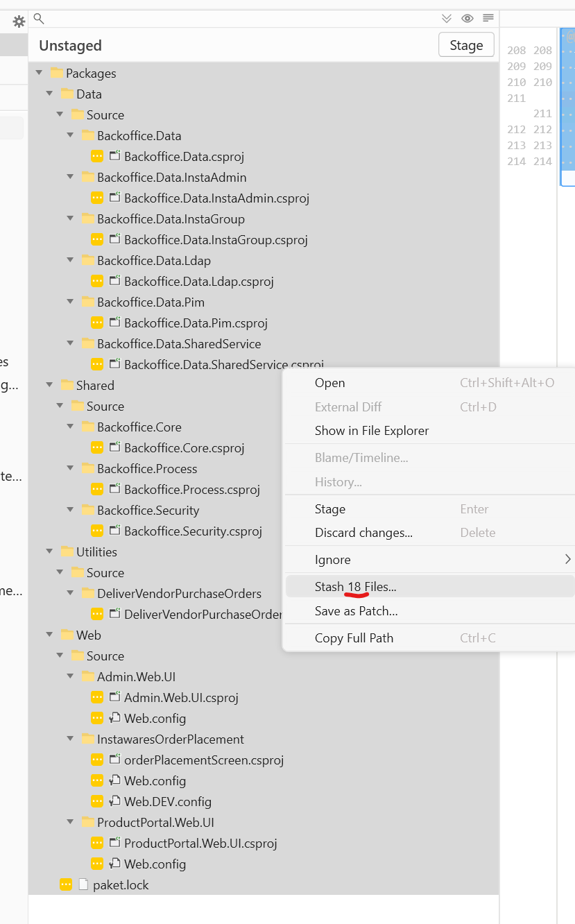 [Defect] UNselected Unstaged files show as UNselected but remain selected, are included in ...