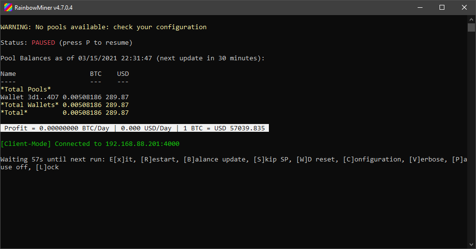 Hiveon pool not working · Issue #1493 · RainbowMiner/RainbowMiner · GitHub