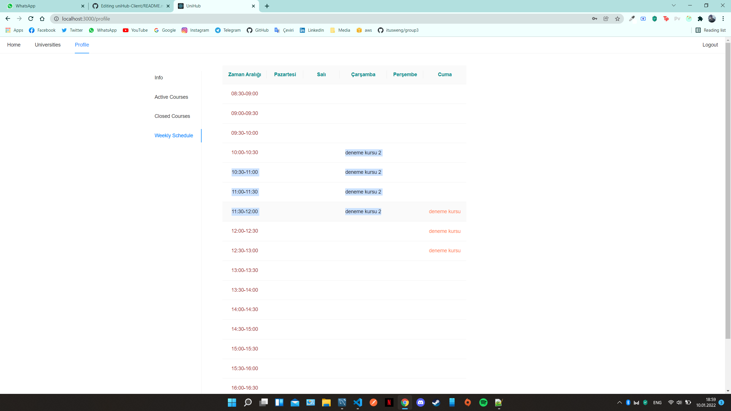GitHub - furkandursun947/uniHub-Client