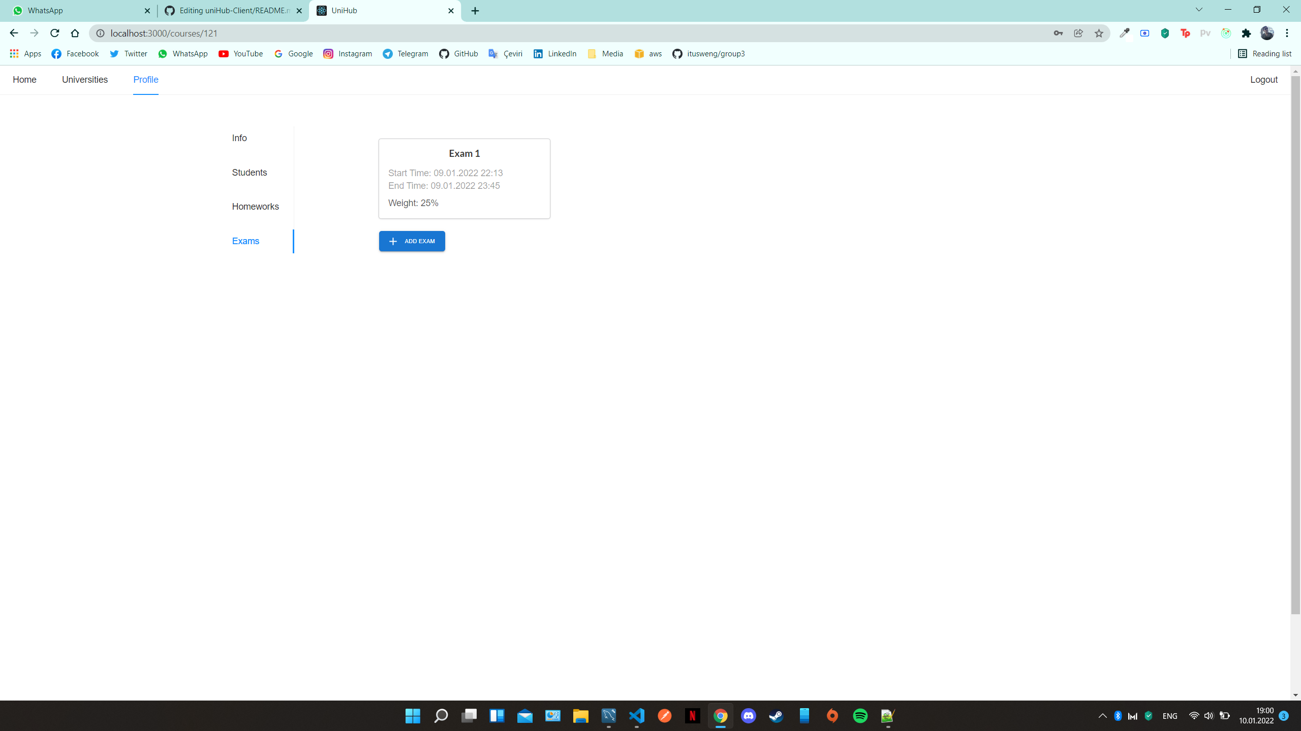 GitHub - erhanyaylali1/uniHub
