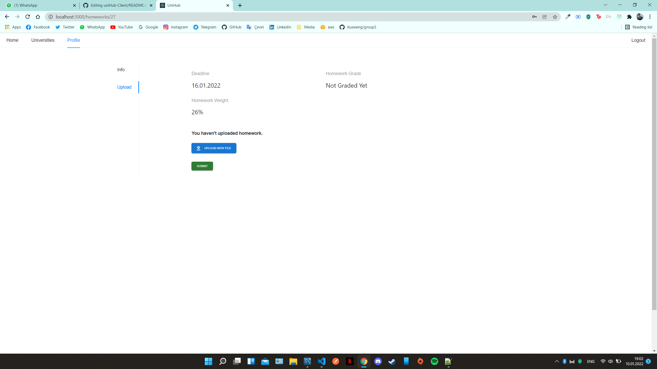 GitHub - erhanyaylali1/uniHub-Client