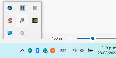 The app wont start corretely after enable the option "Start with ...