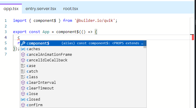 [DOCS] Example monaco editor suggestion is weird · Issue #1732 · QwikDev/qwik · GitHub