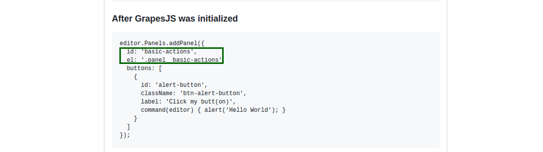 How to add a custom button with custom command in default panel of grapesjs · Issue #1507 ...