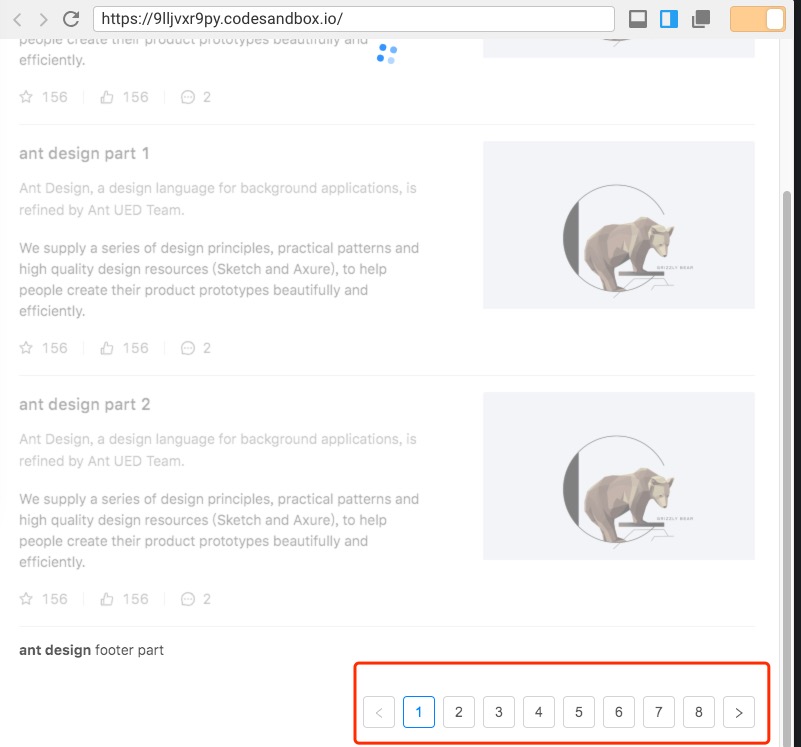 List 如果存在pagination，loading时的spin不会覆盖分页组件 · Issue #2354 · ant-design/ant-design-pro · GitHub