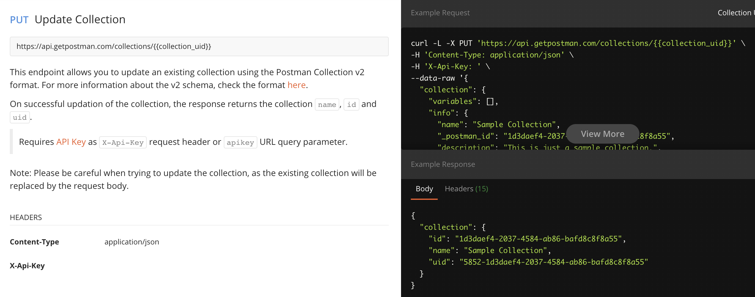 BUG: Postman API endpoint to PUT Update Collection is not working · Issue #8712 · postmanlabs ...