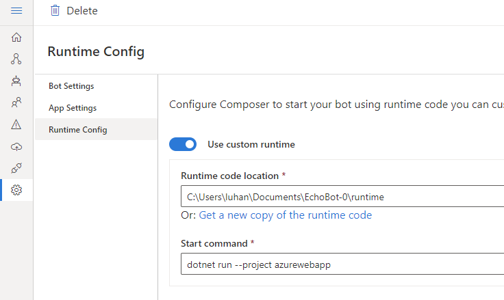 Hi, I make a MapkeywordBot by using BotFramework-Composer, then how can i run this in direct to ...