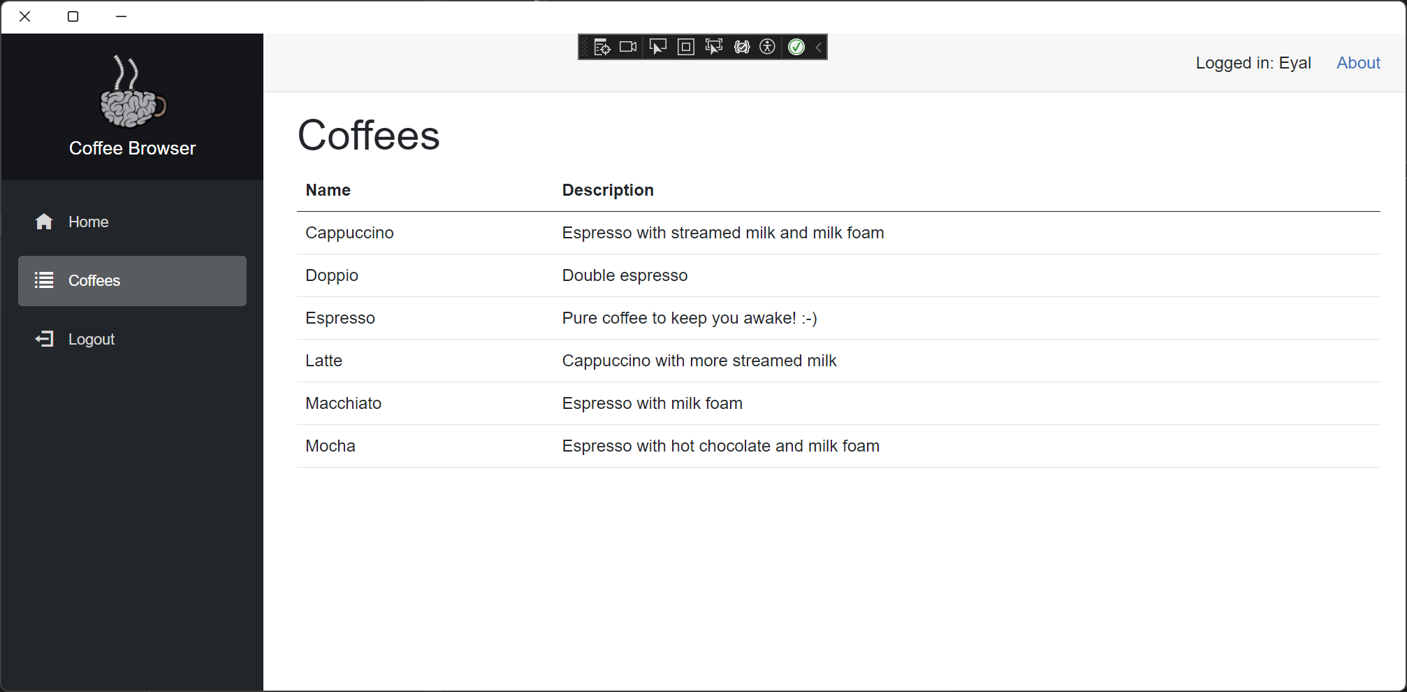 GitHub - eyalkapah/CoffeeBrowser: Coffee Browser on .NET MAUI Hybrid application