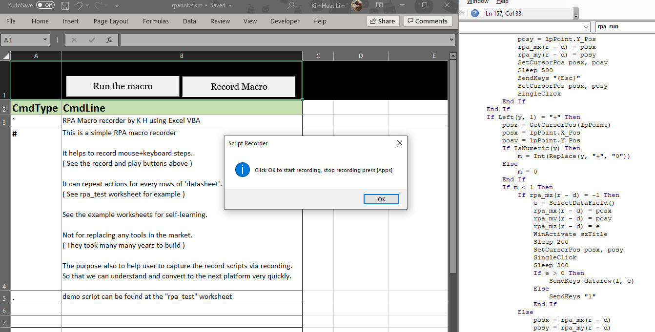 GitHub - KimHuatLim/MacroRecorder