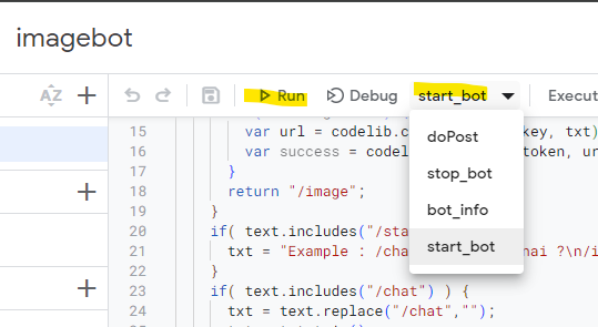 GitHub - WingsMaker/imagebot: How to create serverless telegram chatbot using google app script ...
