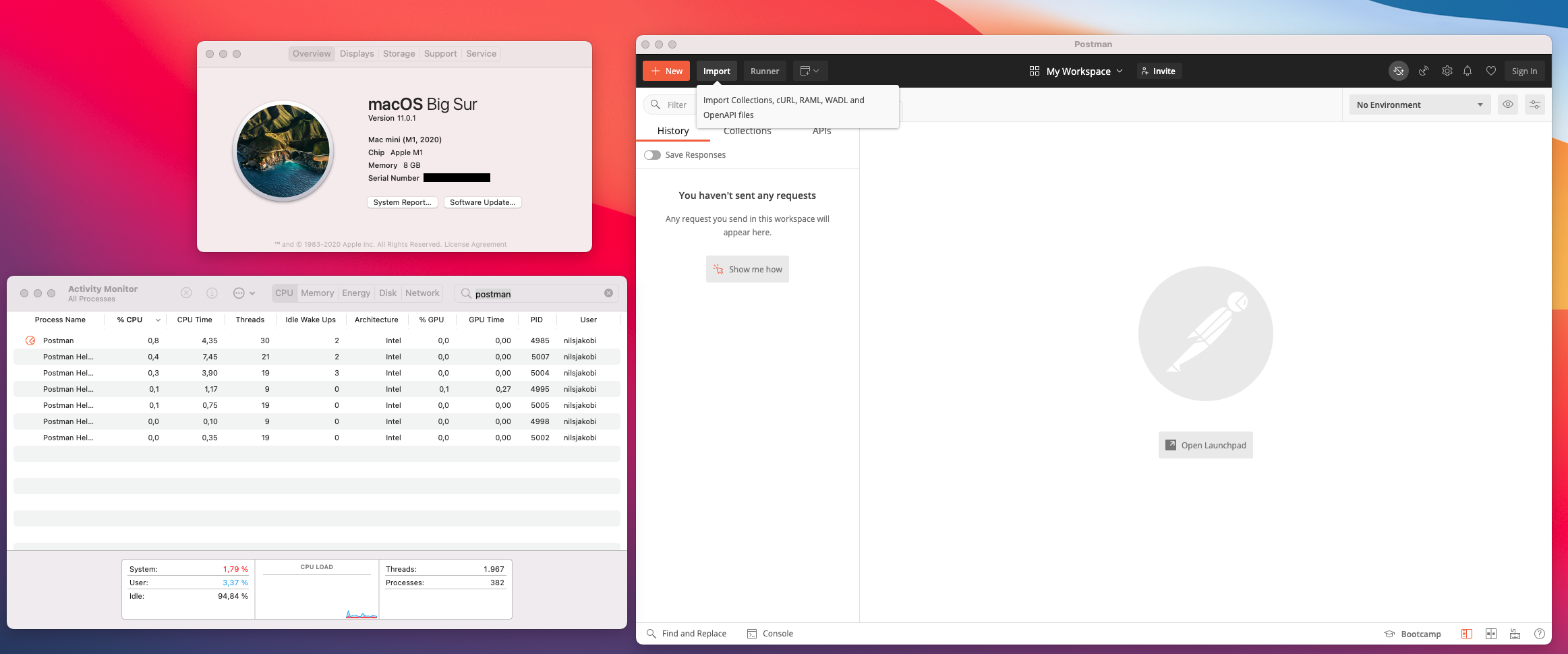 Postman, the API development tool. · Issue #160 · ThatGuySam/doesitarm · GitHub