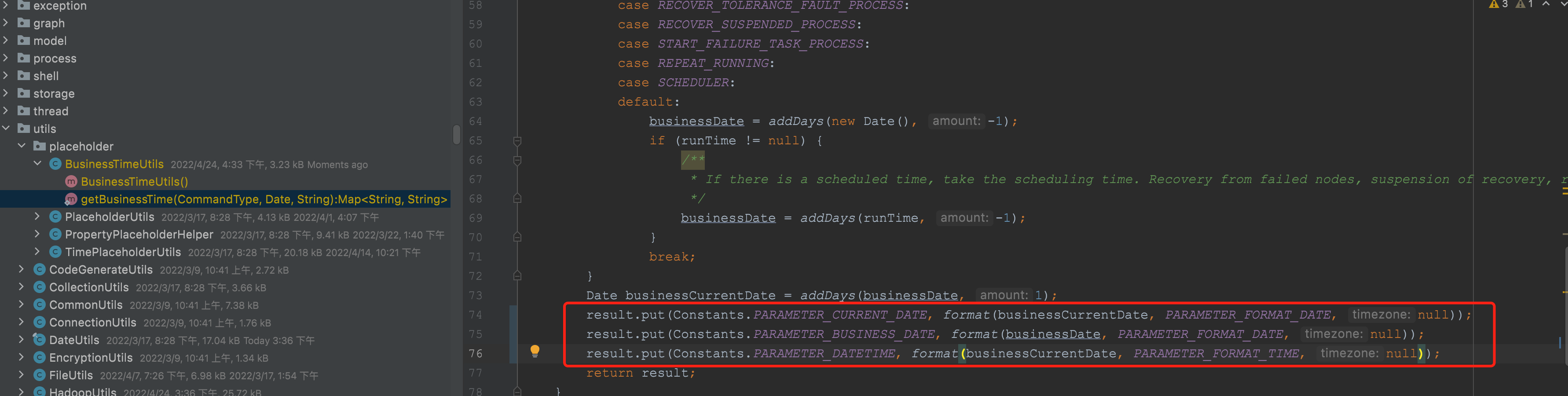 [Bug] [Service] Business Time should format with schedule timezone ...