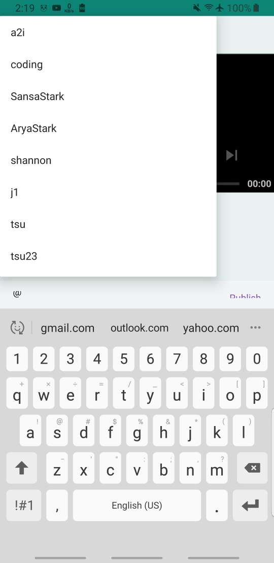 Need help hashtags and mension list showing behind keyboard · Issue #88 · hanggrian/socialview ...