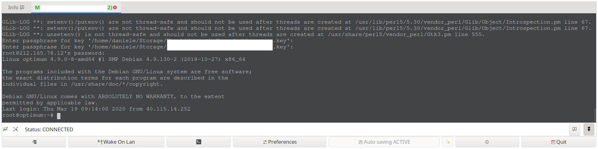 Jump Host Feature: unable to estabilish connection, Missing user name in temp ssh configuration ...