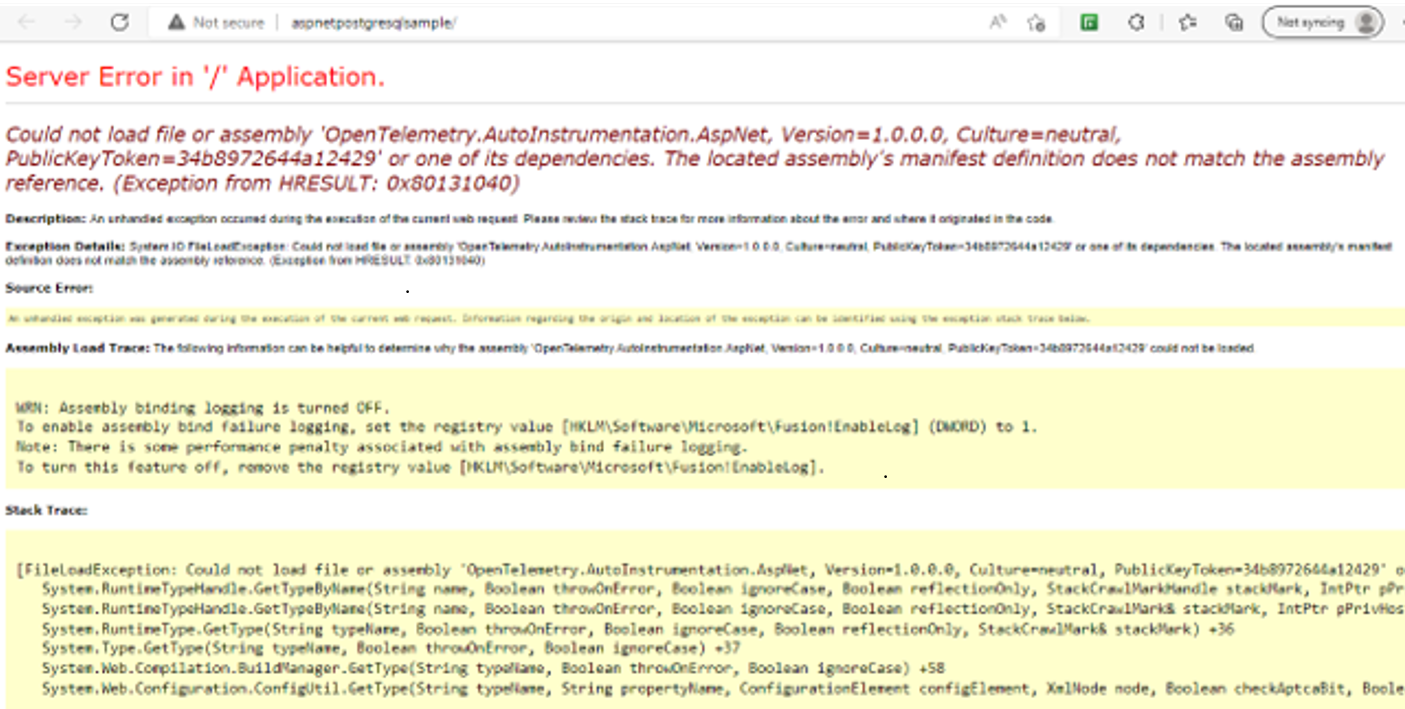 Error while Instrumenting beta version with netcoreapp3.1 application · Issue #647 · open ...