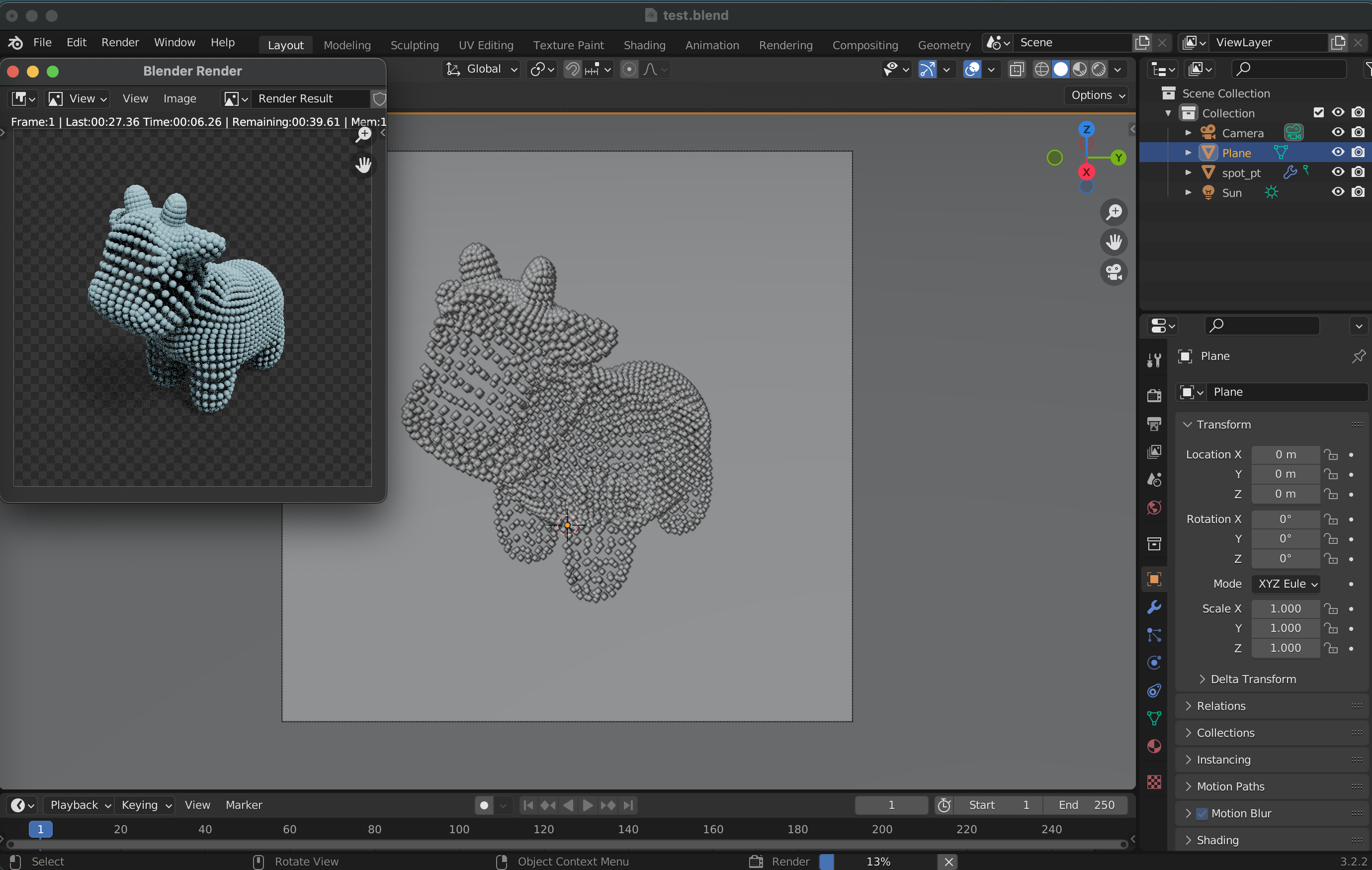Render Point Cloud · Issue #5 · HTDerekLiu/BlenderToolbox · GitHub
