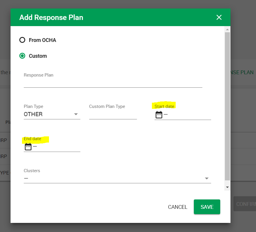 "Other" option must be added for response plan · Issue #910 · unicef/etools-partner-reporting ...