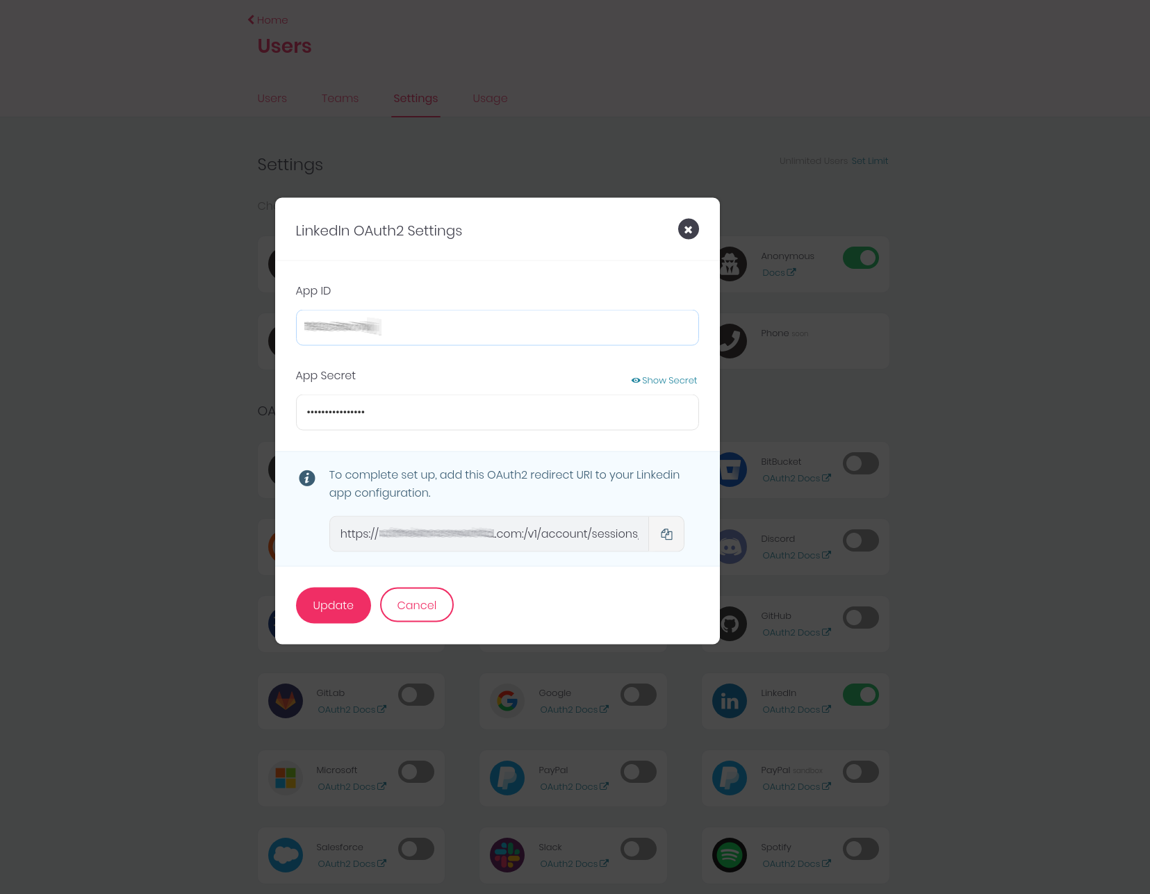 🐛 Bug Report: Oauth2 URL Redirect has ":" in it · Issue #2608 · appwrite/appwrite · GitHub