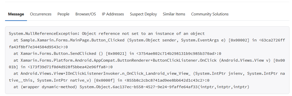 Not able to get correct traceback · Issue #153 · rollbar/Rollbar.NET · GitHub