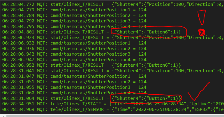 Hardware-Buttons 5 through 8 don't work with shutters 3 and 4 (Device ...