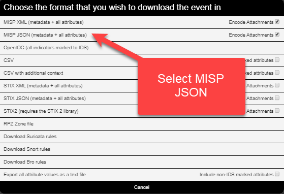 Import MISP Event JSON Files Fail with "The request has been black-holed" · Issue #5921 · MISP ...