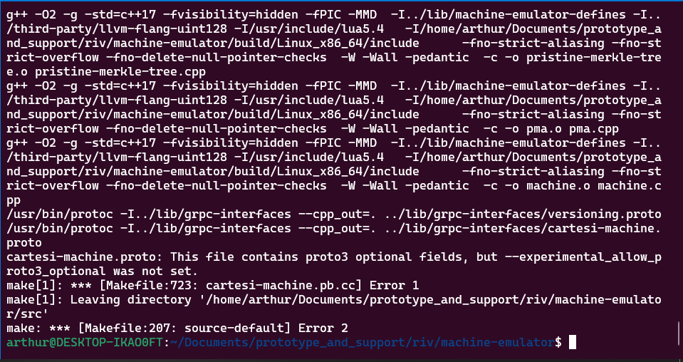 Error When Compiling In Ubuntu 2204 · Issue 135 · Cartesimachine Emulator · Github