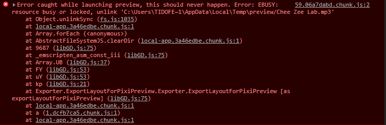 Can't Launch a preview of a Scene · Issue #1683 · 4ian/GDevelop · GitHub