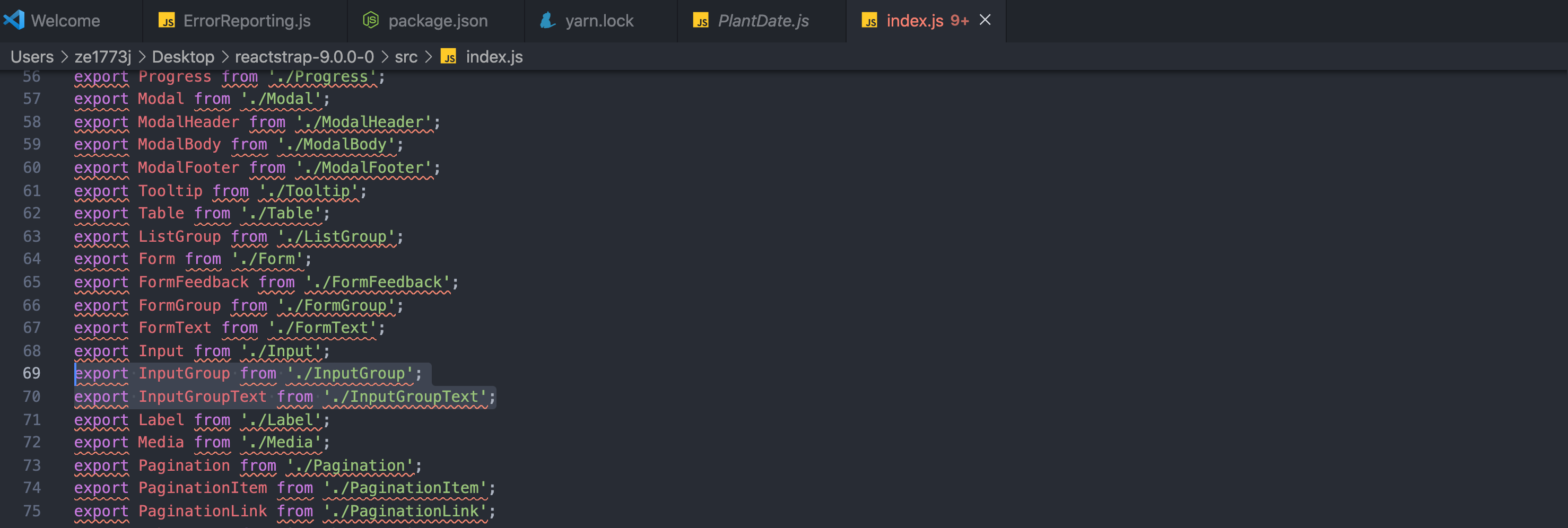 InputGroupAddon not found in 9.0.0-0 release · Issue #2171 · reactstrap/reactstrap · GitHub