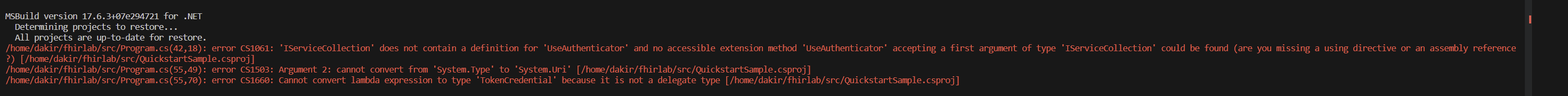 IServiceCollection does not contain a definition for UseAuthenticator · Issue #109 · microsoft ...