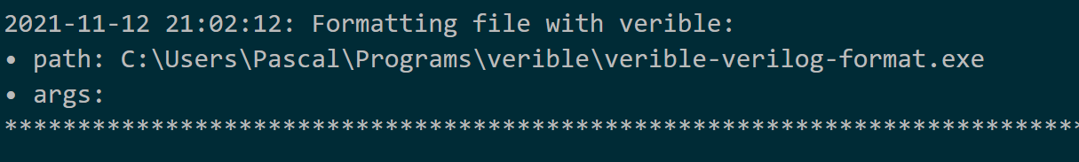 Verible formatter doesn't work on Windows · Issue #271 ...