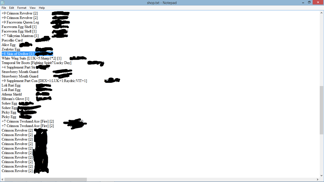 ocp XII cant sell in vending for iro · Issue #1389 · OpenKore/openkore · GitHub