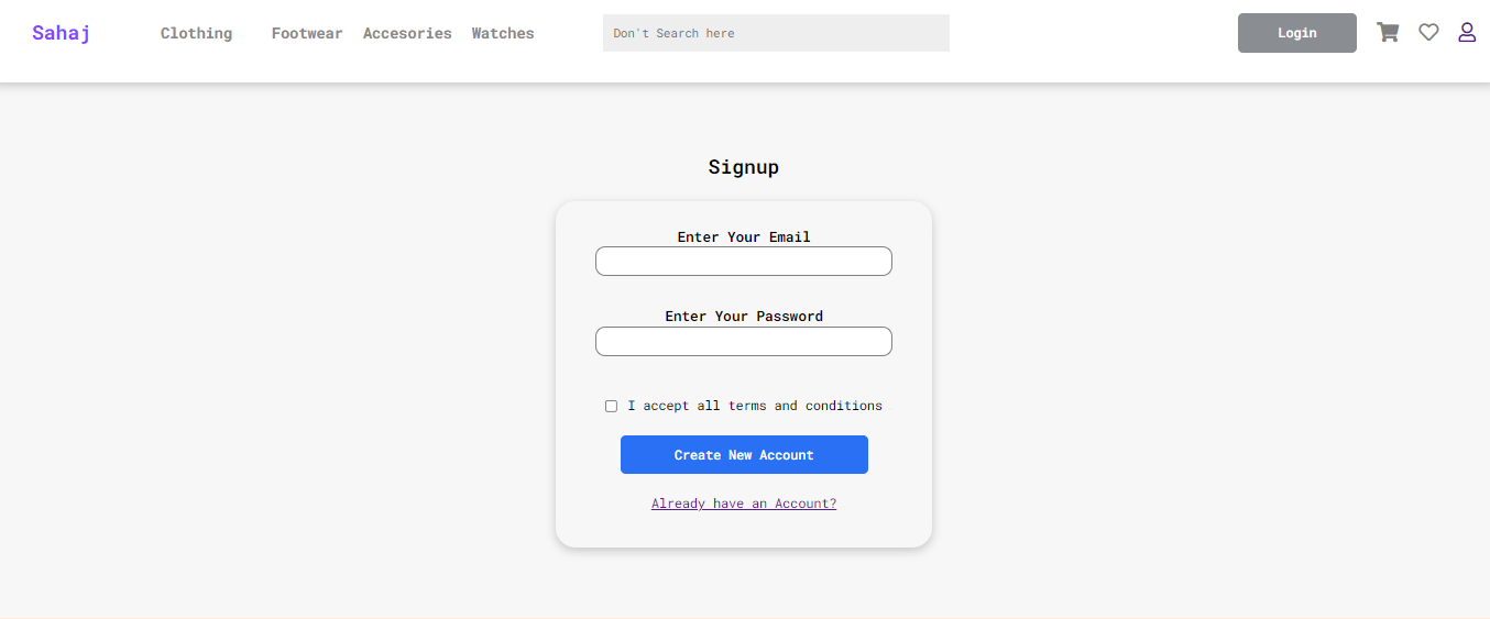 GitHub - aatishpandey/sahaj-store