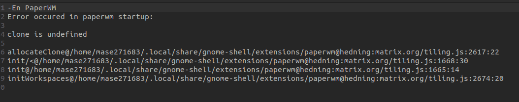 Error: clone is undefined · Issue #492 · paperwm/PaperWM · GitHub