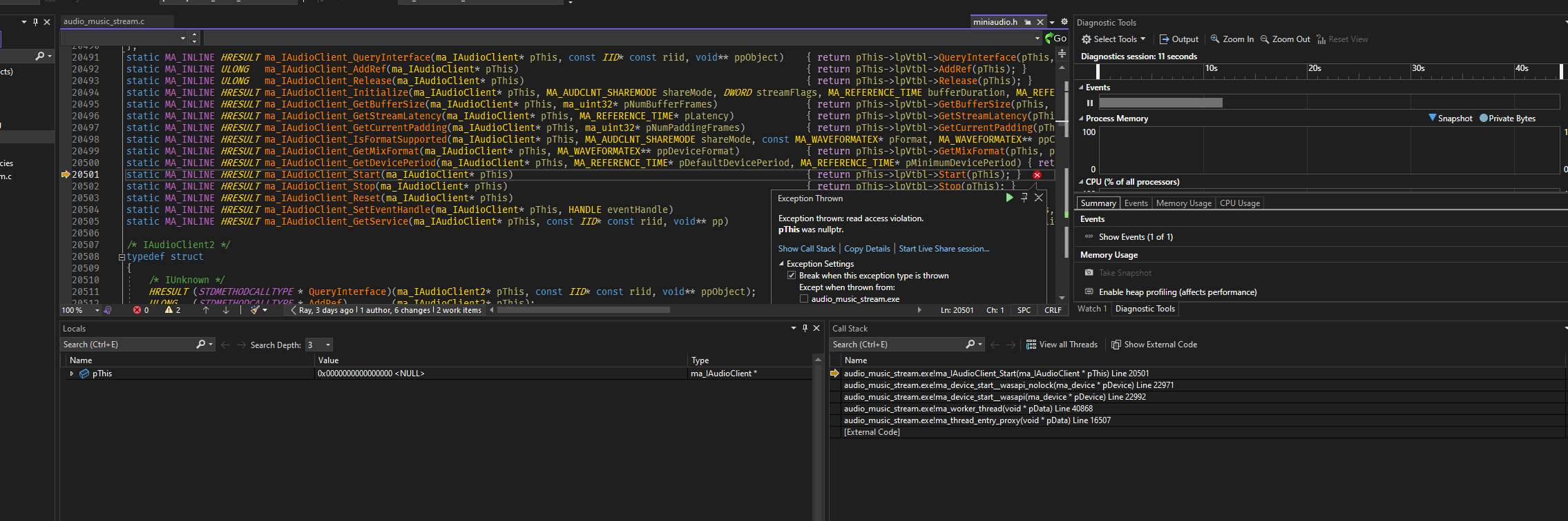 [raudio] Switching Audio Output On Windows Crashes · Issue 3489 · Raysan5 Raylib · Github