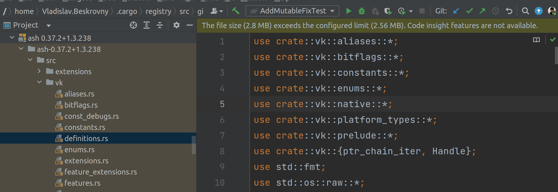 Clion Autocomplete Not Detecting Some Pub Items From Imported Crates · Issue 10226 · Intellij