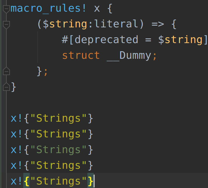 Clash Of Highlights In Macros · Issue 5638 · Intellij Rustintellij Rust · Github 