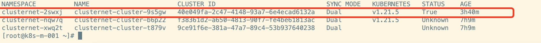 installing kubectl plugin kubectl-clusternet, distribute application to child clusters failed ...