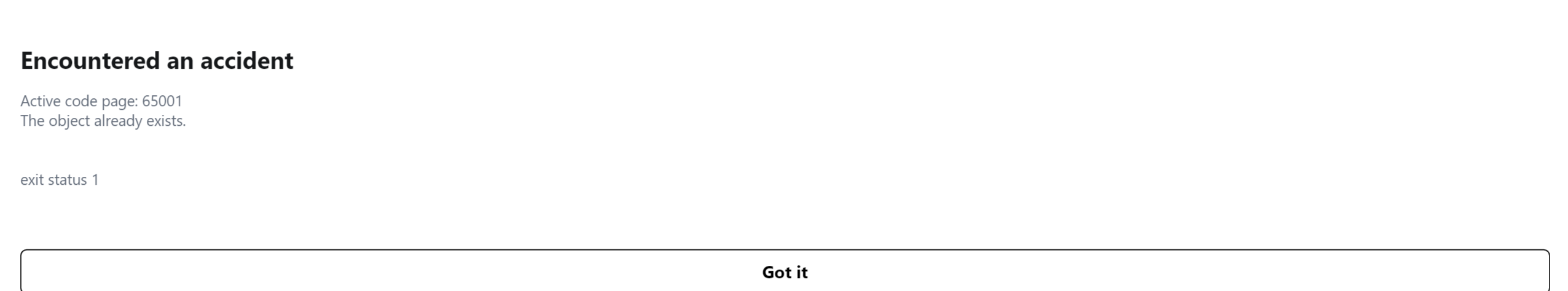 Windows: tun mode: Active code page: 65001 The object already exists. · Issue #816 · txthinking ...