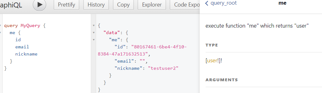 [bug] Gql Schema Of Root Query Function That Returns A Single Row Shows A List As Return Type