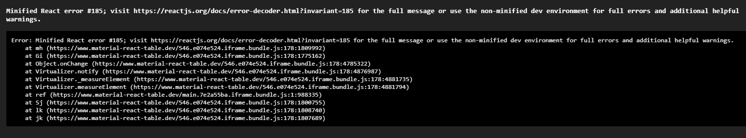 Hide pinned columns leave white spaces and leads to errors when enableColumnVirtualization is ...