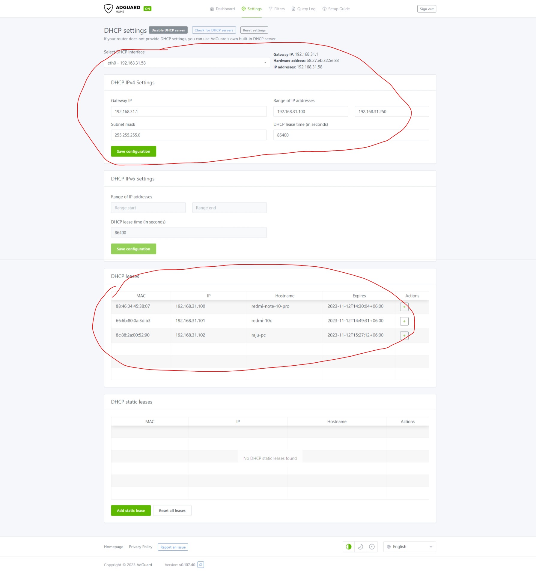 Persistent clients not working using MAC Address (DHCP Server Runing) · Issue #6412 ...
