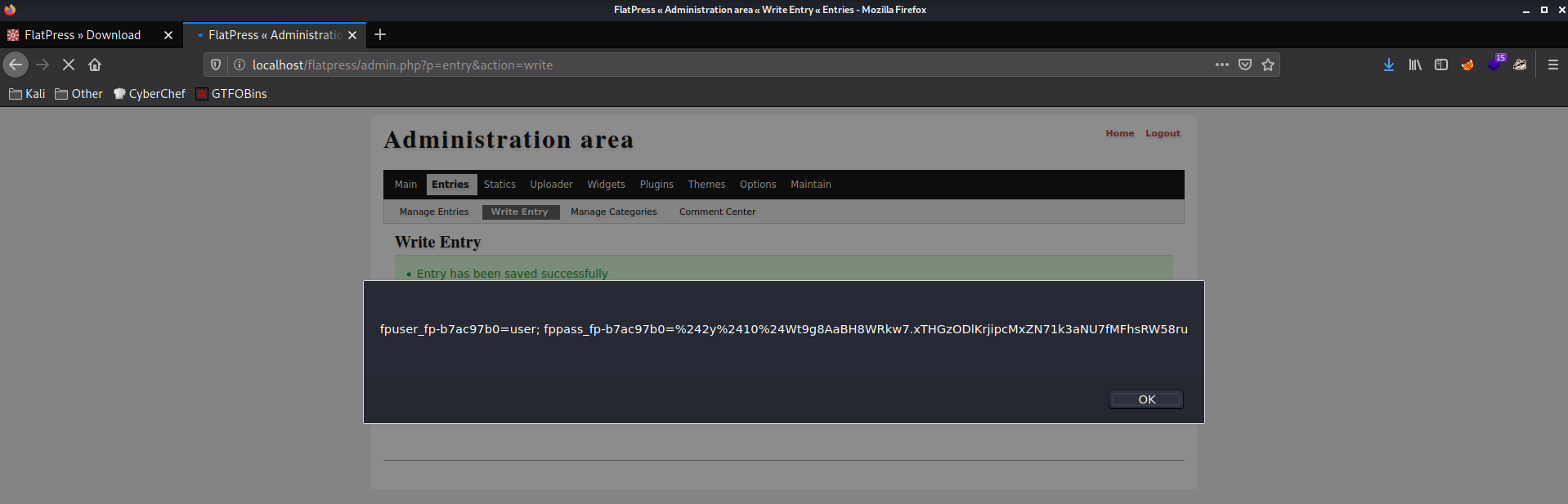 Stored XSS in the Blog Content · Issue #88 · flatpressblog/flatpress ...