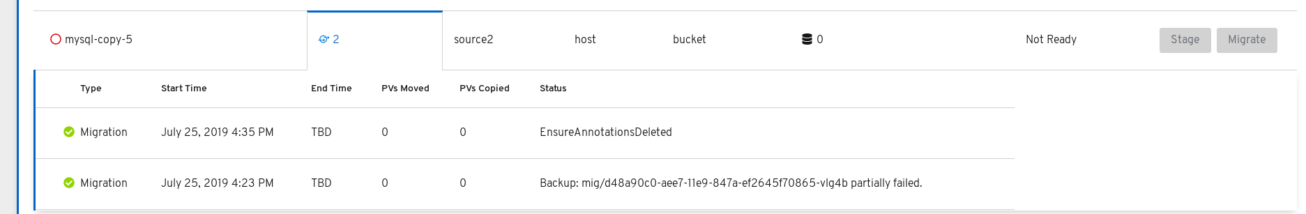 Improve Plan status logic · Issue #371 · migtools/mig-ui · GitHub