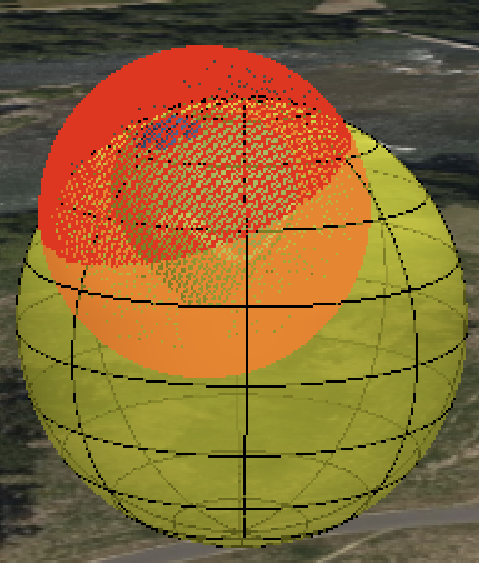 Bounding spheres in `ModelExperimental` are larger and less accurate ...