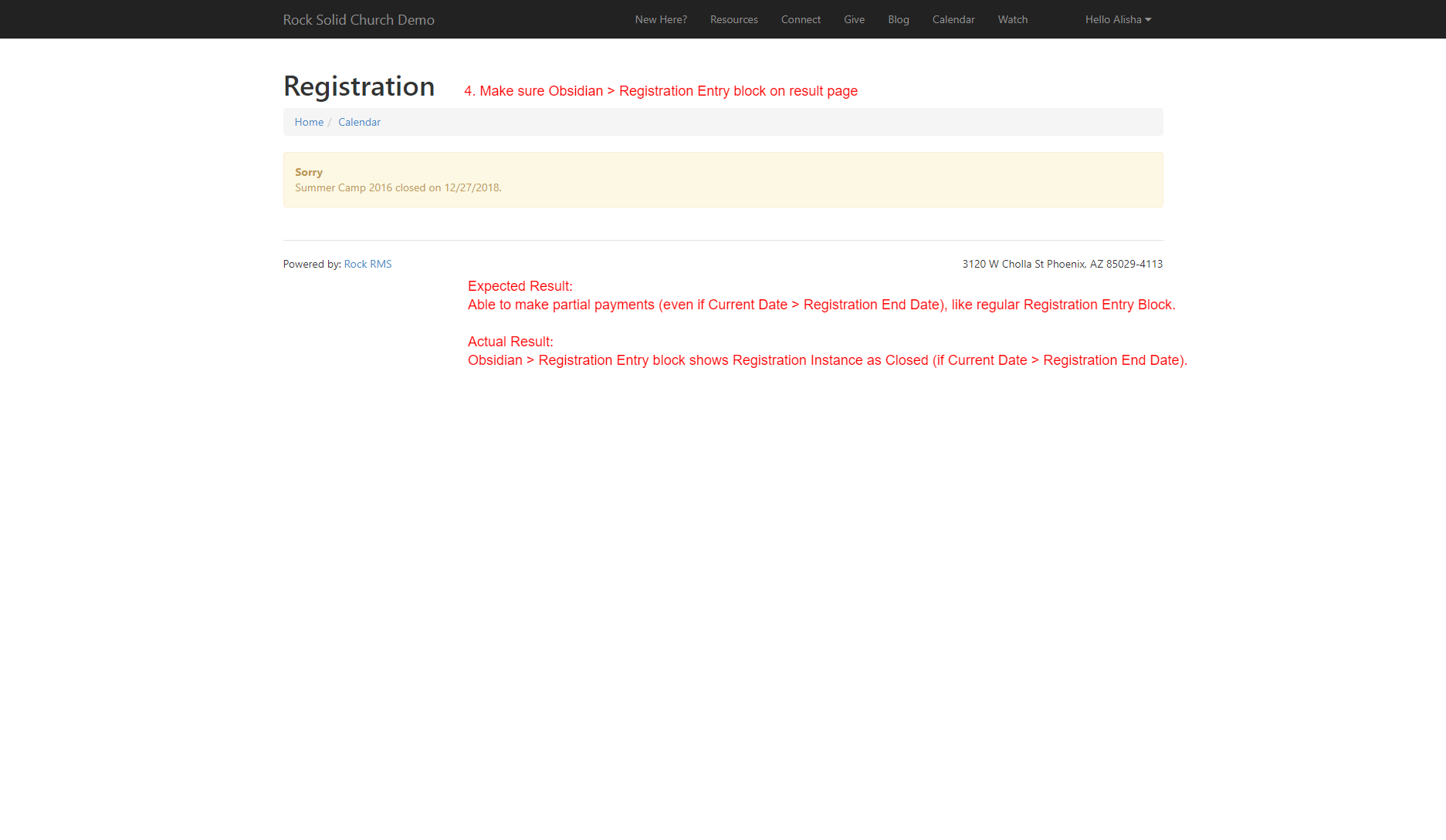 Obsidian: Unable to Make Registration Payments on Closed Event · Issue #5212 · SparkDevNetwork ...