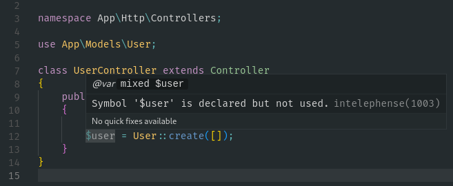 Generated Ide Helper Files Not Working Inside Controller · Issue #2459 · bmewburn/vscode ...