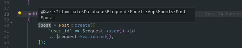 Generated Ide Helper Files Not Working Inside Controller · Issue #2459 · bmewburn/vscode ...