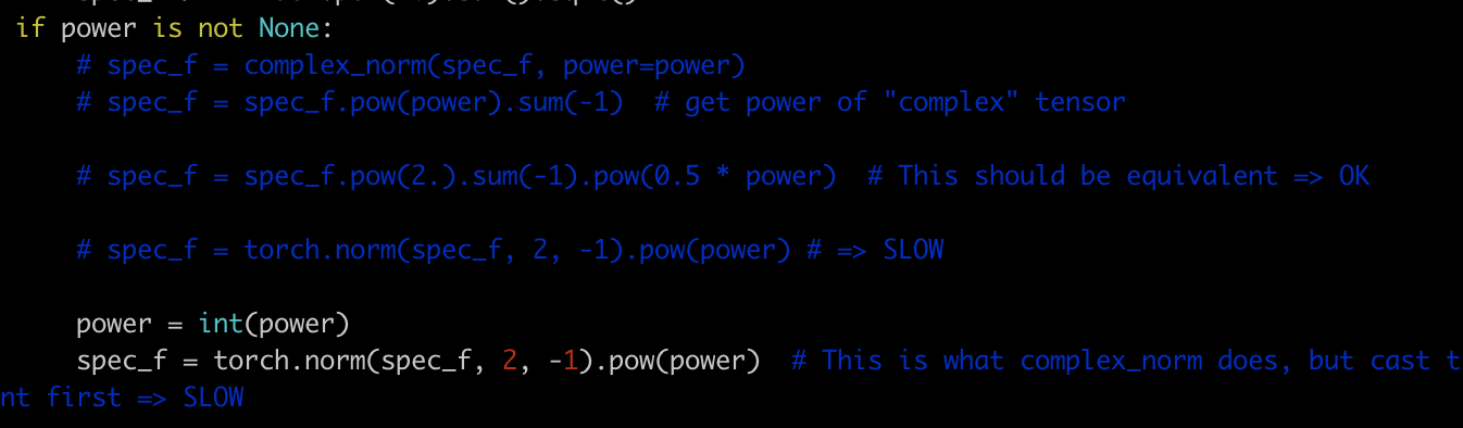Very slow speed in complex_norm() function. · Issue #740 · pytorch ...