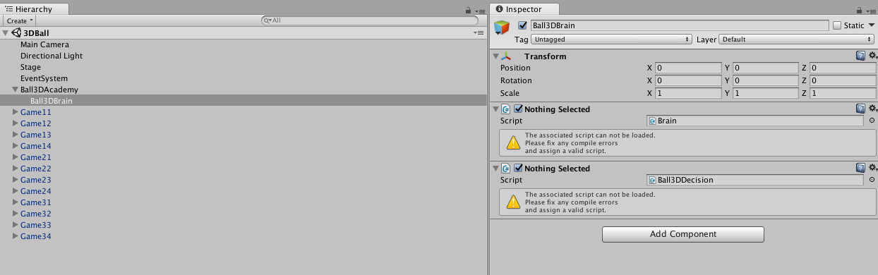 Unable to run any examples · Issue #1923 · Unity-Technologies/ml-agents · GitHub