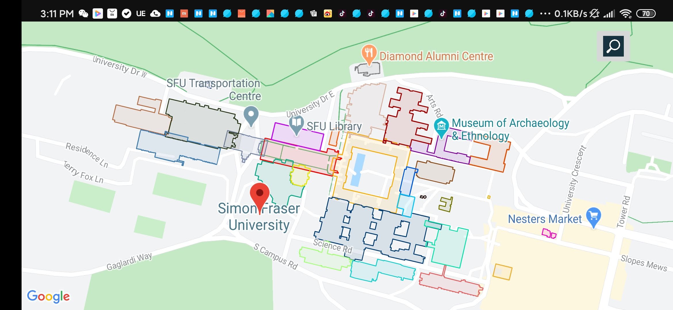 GitHub - larrygyvr/SFU-Interactive-Map-App: An android App designed to ...
